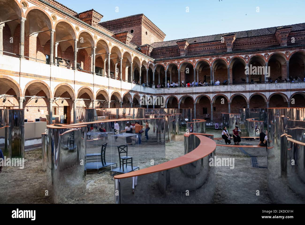 A general view of the Design Re-Generation event by Interni during ...