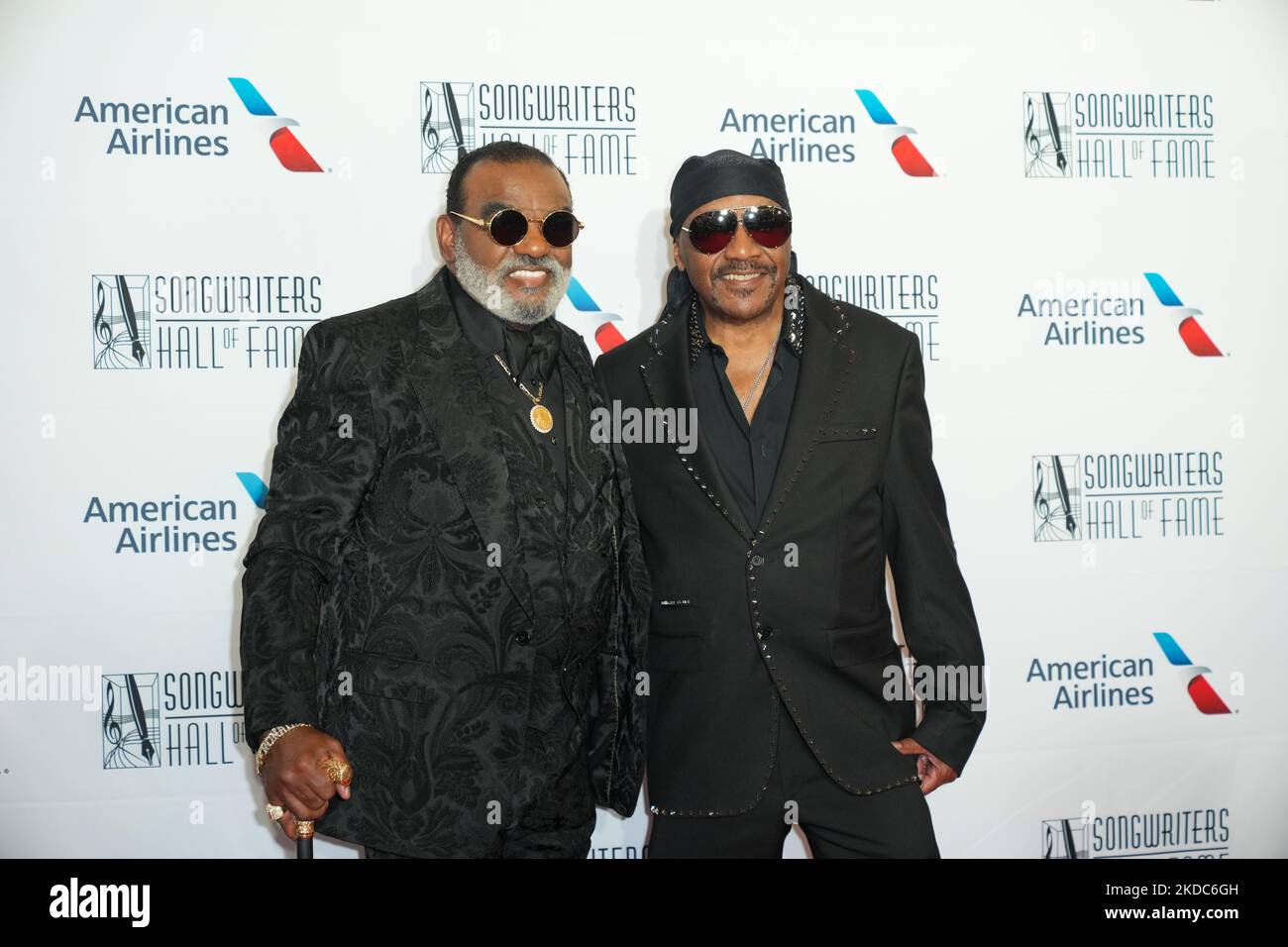 Ron Isley and Ernie Isley attend the Songwriters Hall of Fame 51st ...