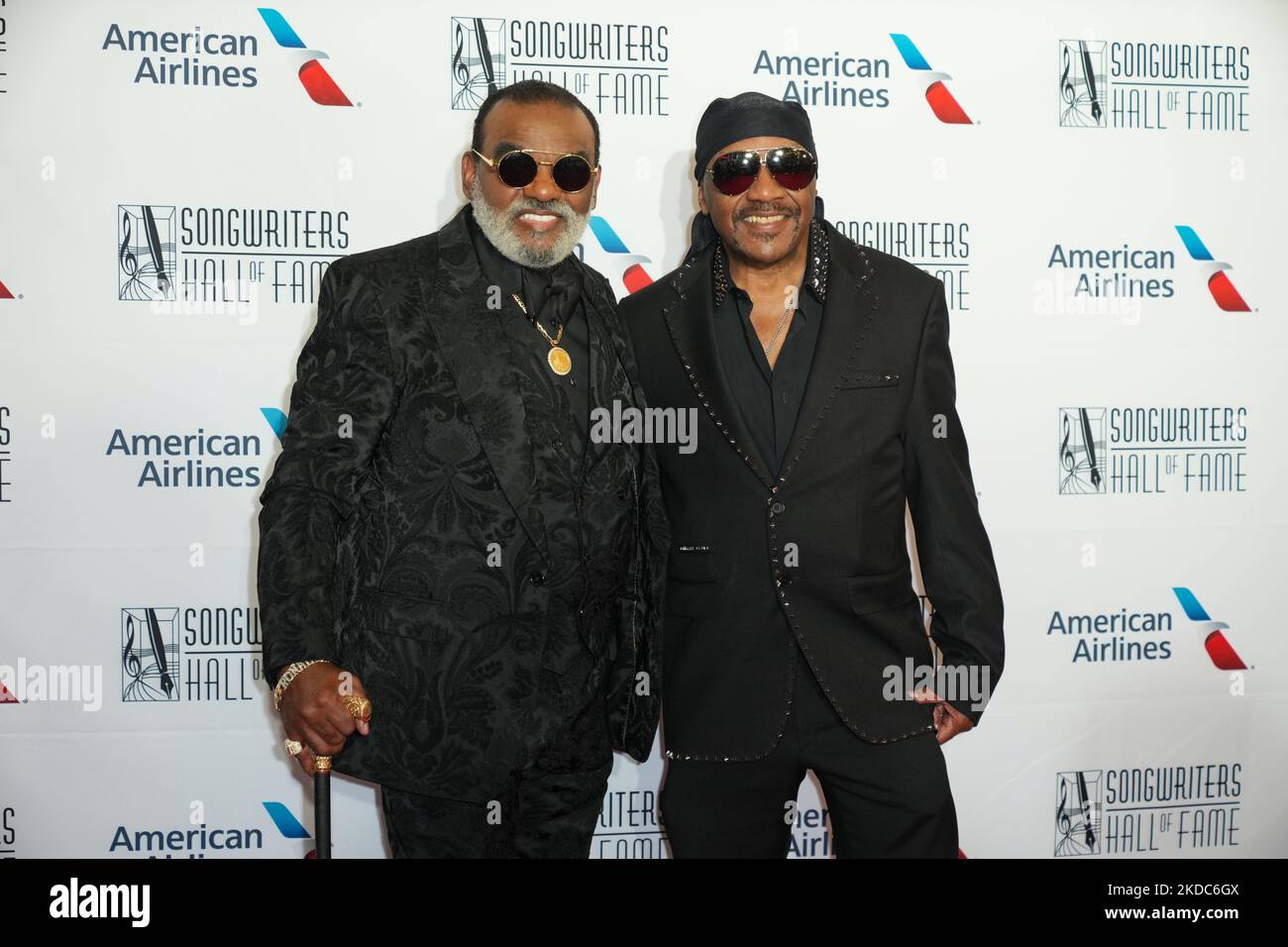 Ron Isley and Ernie Isley attend the Songwriters Hall of Fame 51st ...