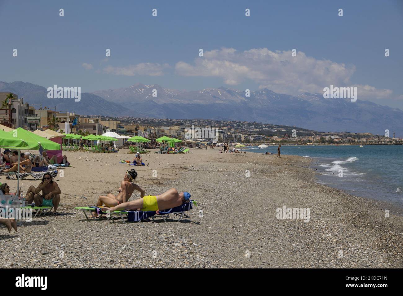 Beautiful greek woman in bikini hi-res stock photography and images - Alamy