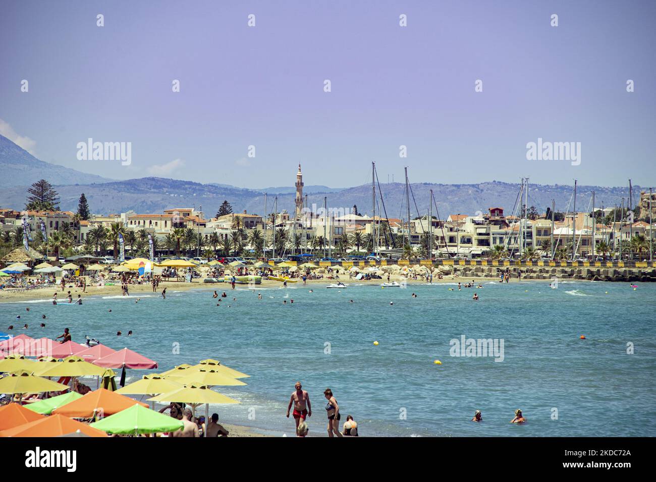 Beautiful greek woman in bikini hi-res stock photography and images - Alamy