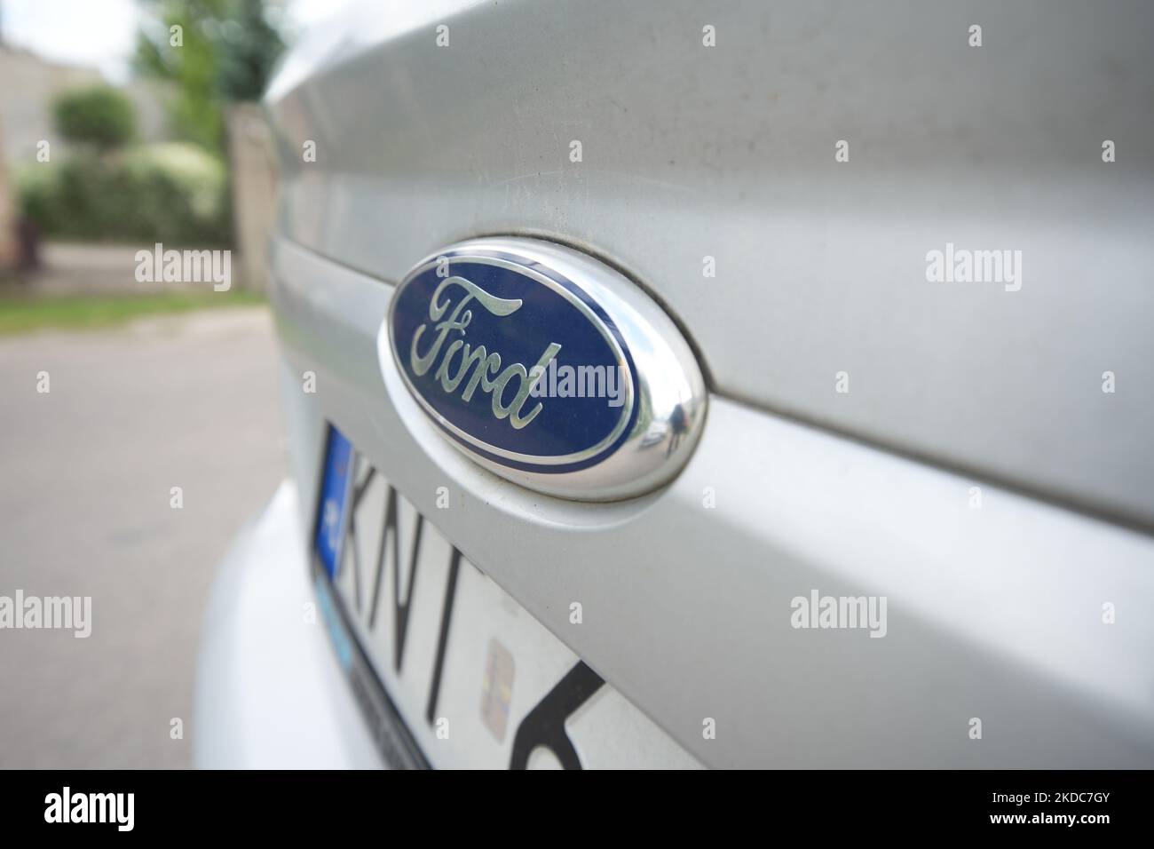 A Ford car logo is seen in Warsaw, Poland on 14 June, 2022. (Photo by ...