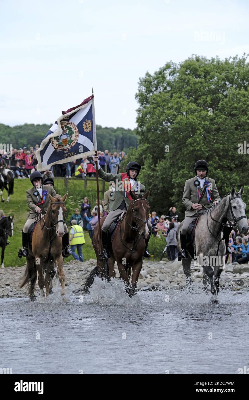 Selkirk, UK. 17.Jun.2022. Selkirk Common Riding 2022. Friday. Adam ...