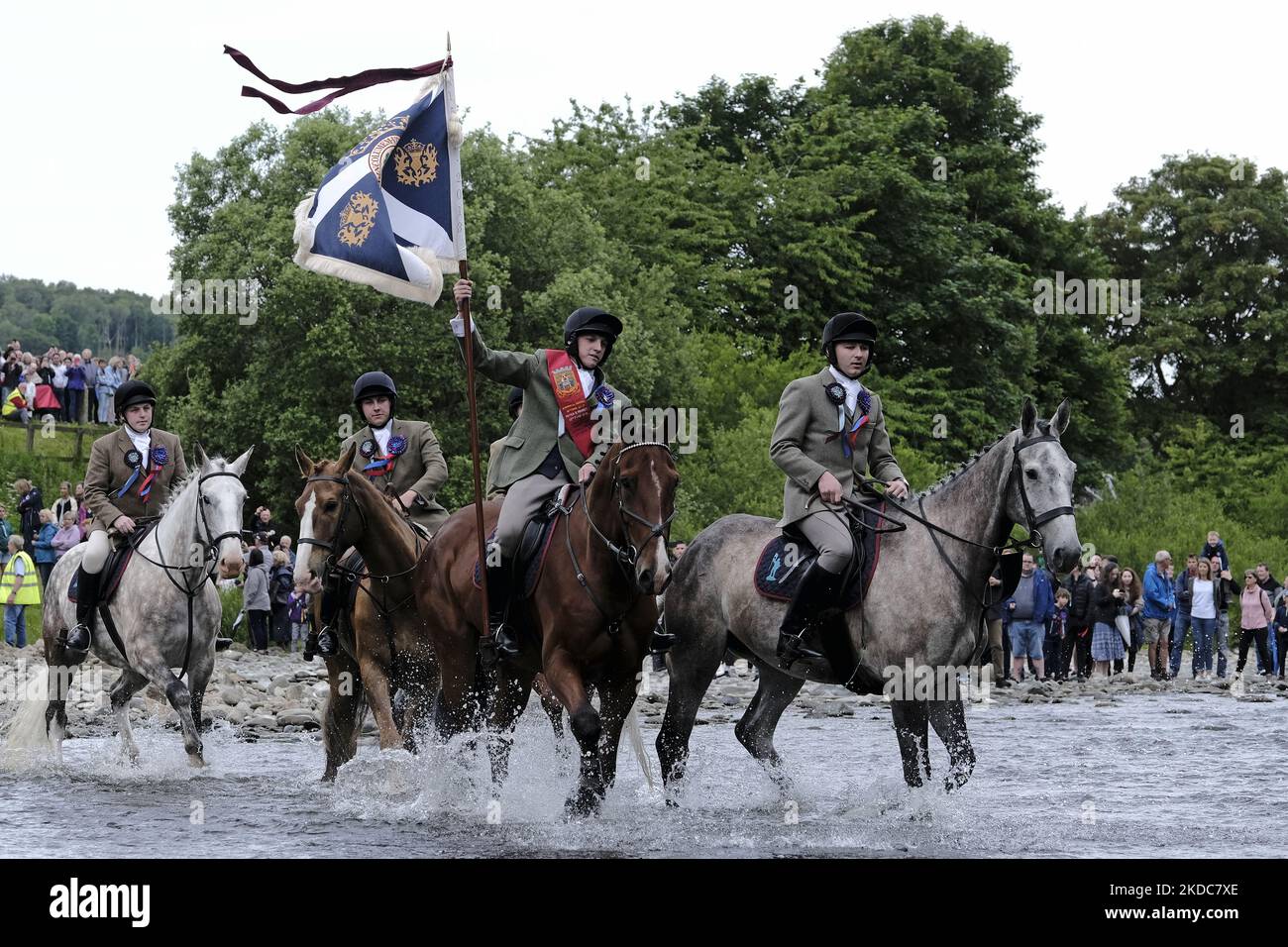 Selkirk, UK. 17.Jun.2022. Selkirk Common Riding 2022. Friday. Adam ...