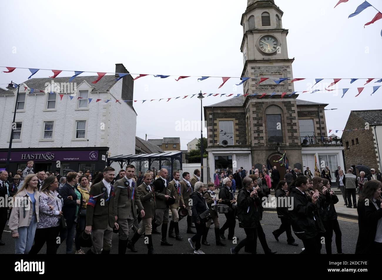Selkirk, UK. 17.Jun.2022. Selkirk Common Riding 2022. Friday. Adam ...