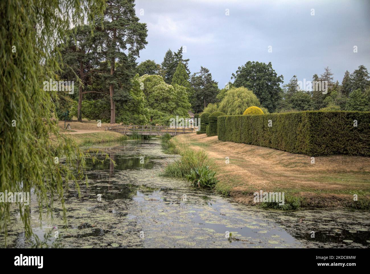 A river flowing near the Hever Castle in Hever village, UK Stock Photo ...