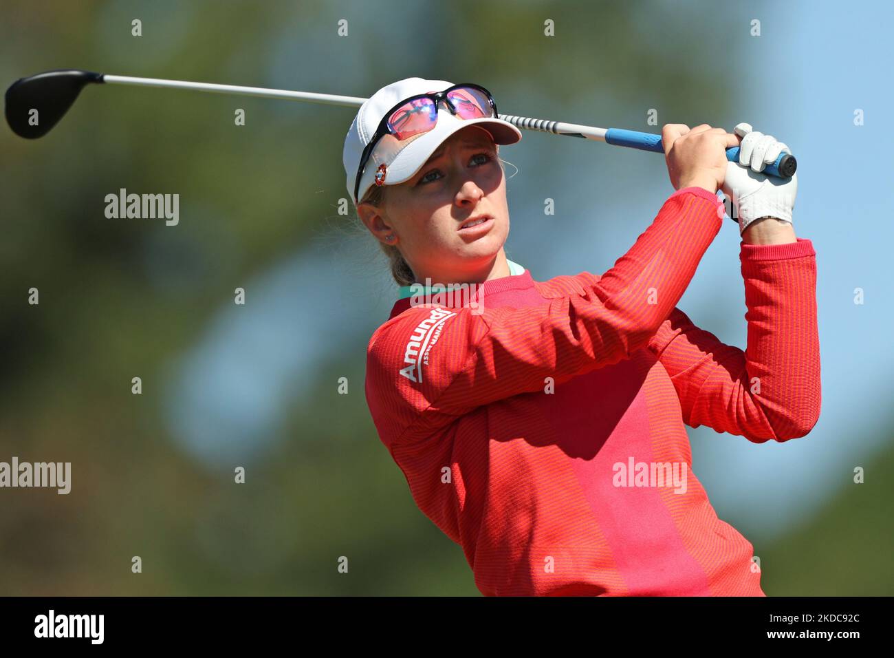 Kaitlyn Papp of the USA tees off on the second tee during the third ...