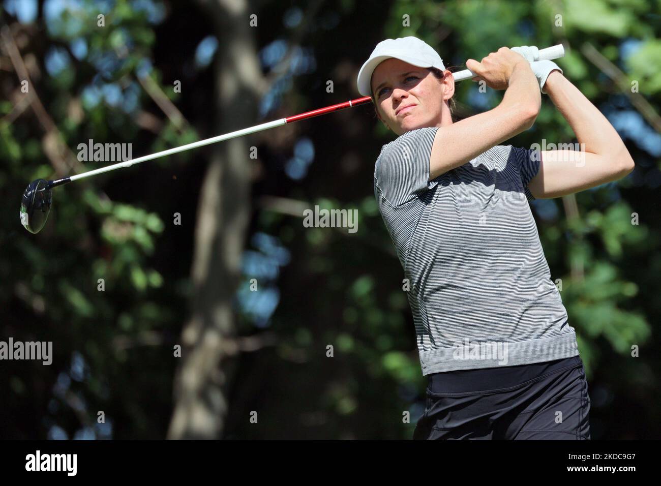 Sarah Schmetzel of Phoenix, Arizona hits from the 4th tee during the ...