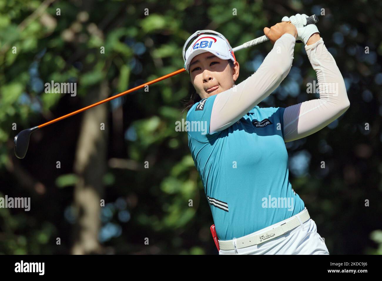 A Lim Kim of Kimpo, Republic of Korea hits from the 4th tee during the ...