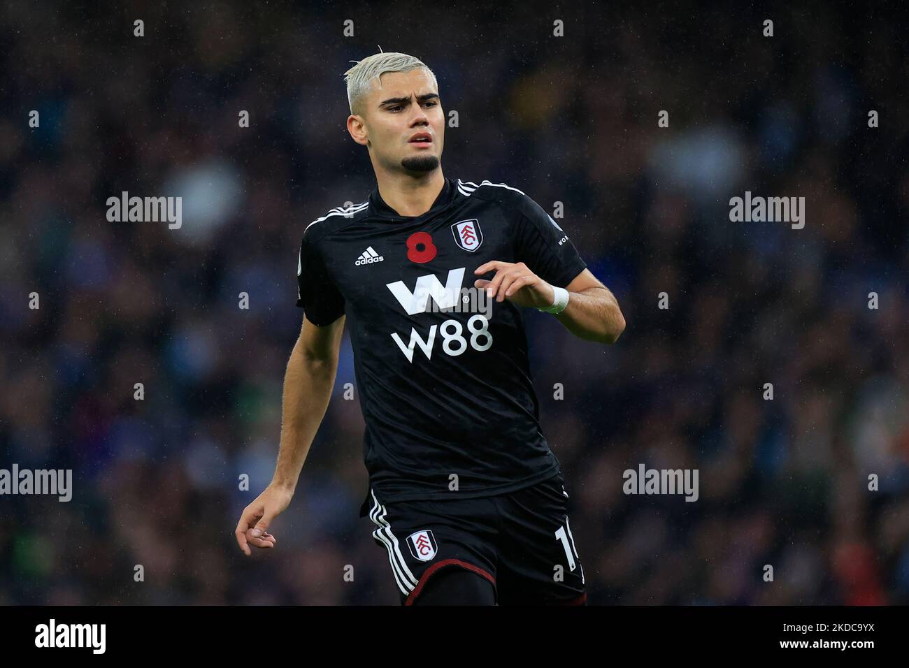 Andreas Pereira #18 of Fulham during the Premier League match ... Andreas Pereira #18 of Fulham during the Premier League match ...
