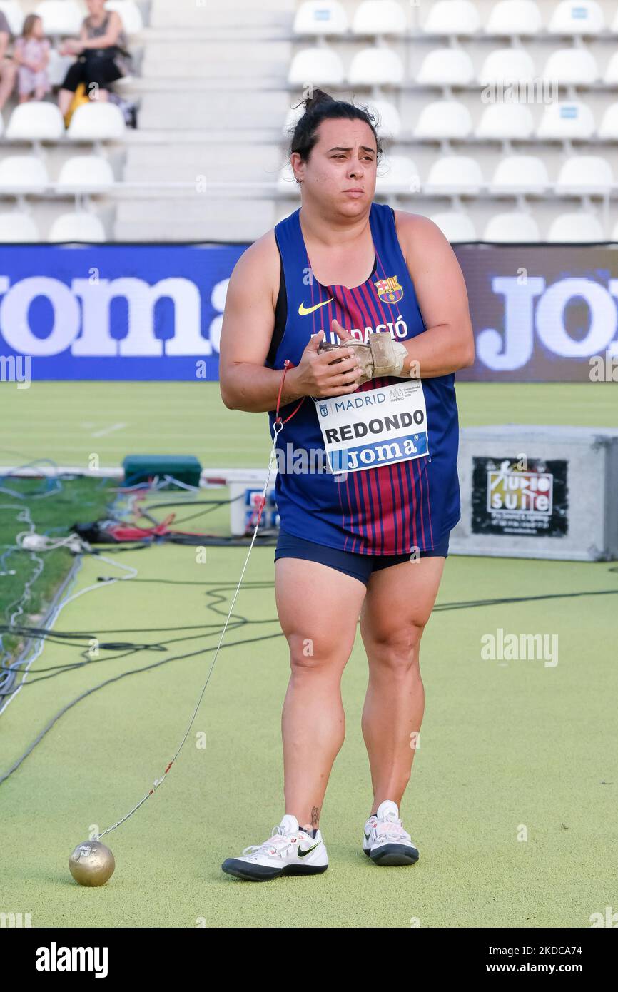 Laura Redondo participate in the Meeting Madrid a World Athletics ...