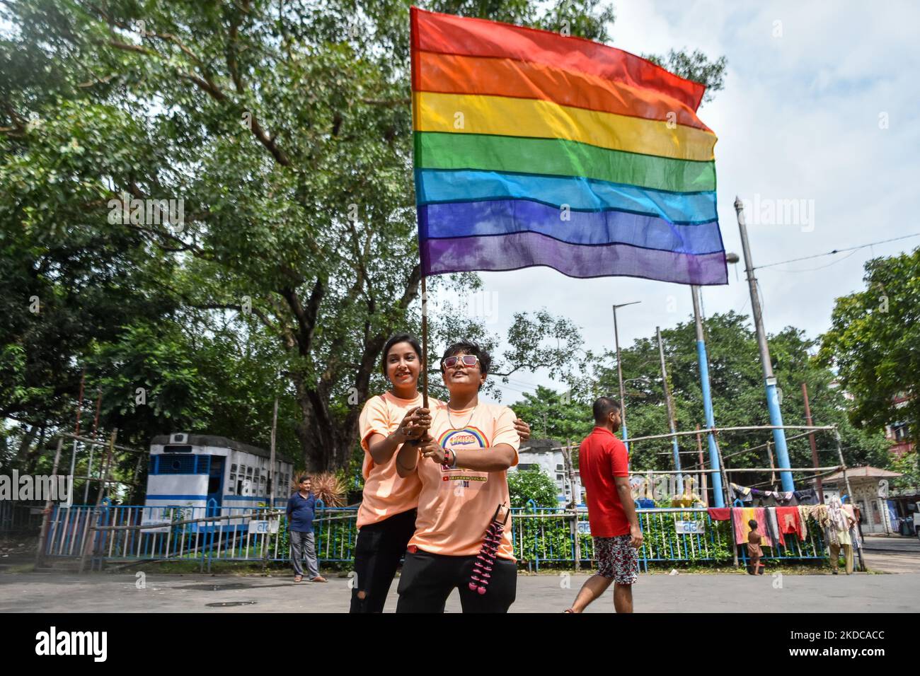 Various social organizations held a pride rally in support of LGBTQ ...