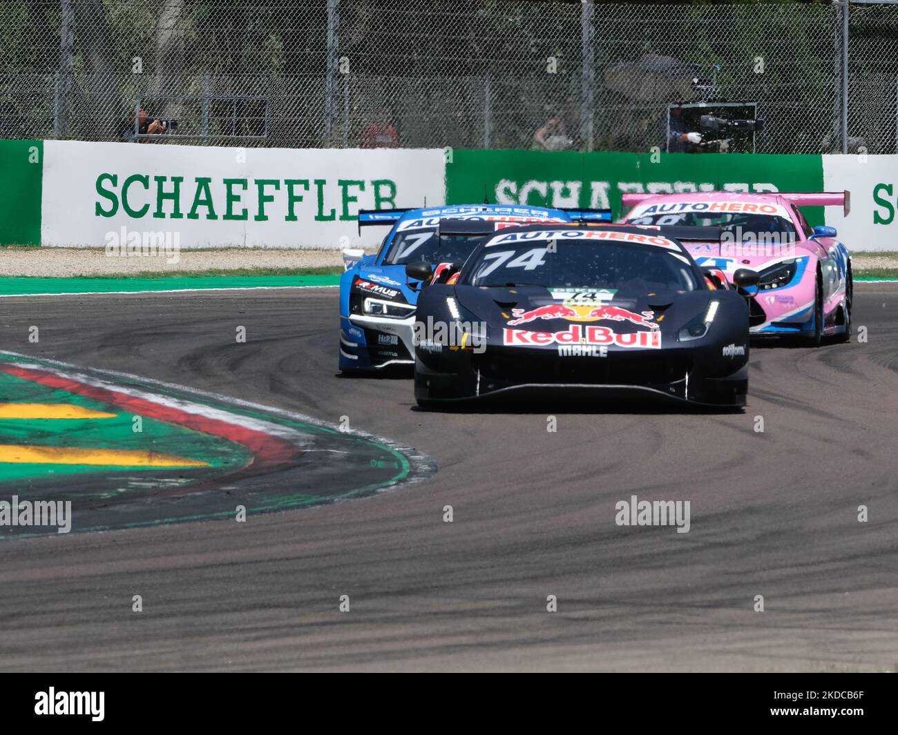Felipe Fraga-BRA-Ferrari-Red Bull Alpha Tauri AF Corse (ITA) during ...
