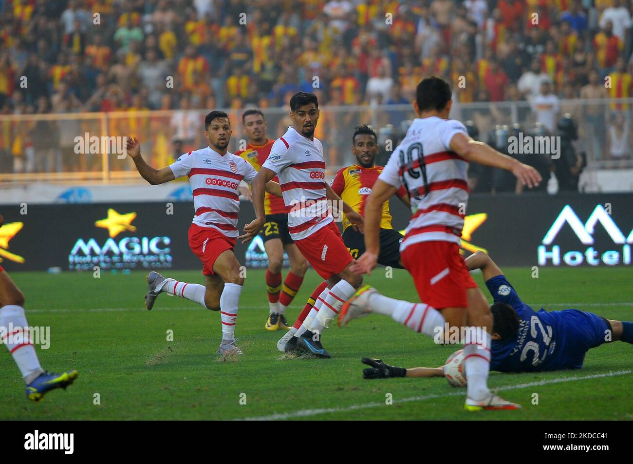 Hamdou El Houni of Esperance Sportive Tunis (EST) in action during ...