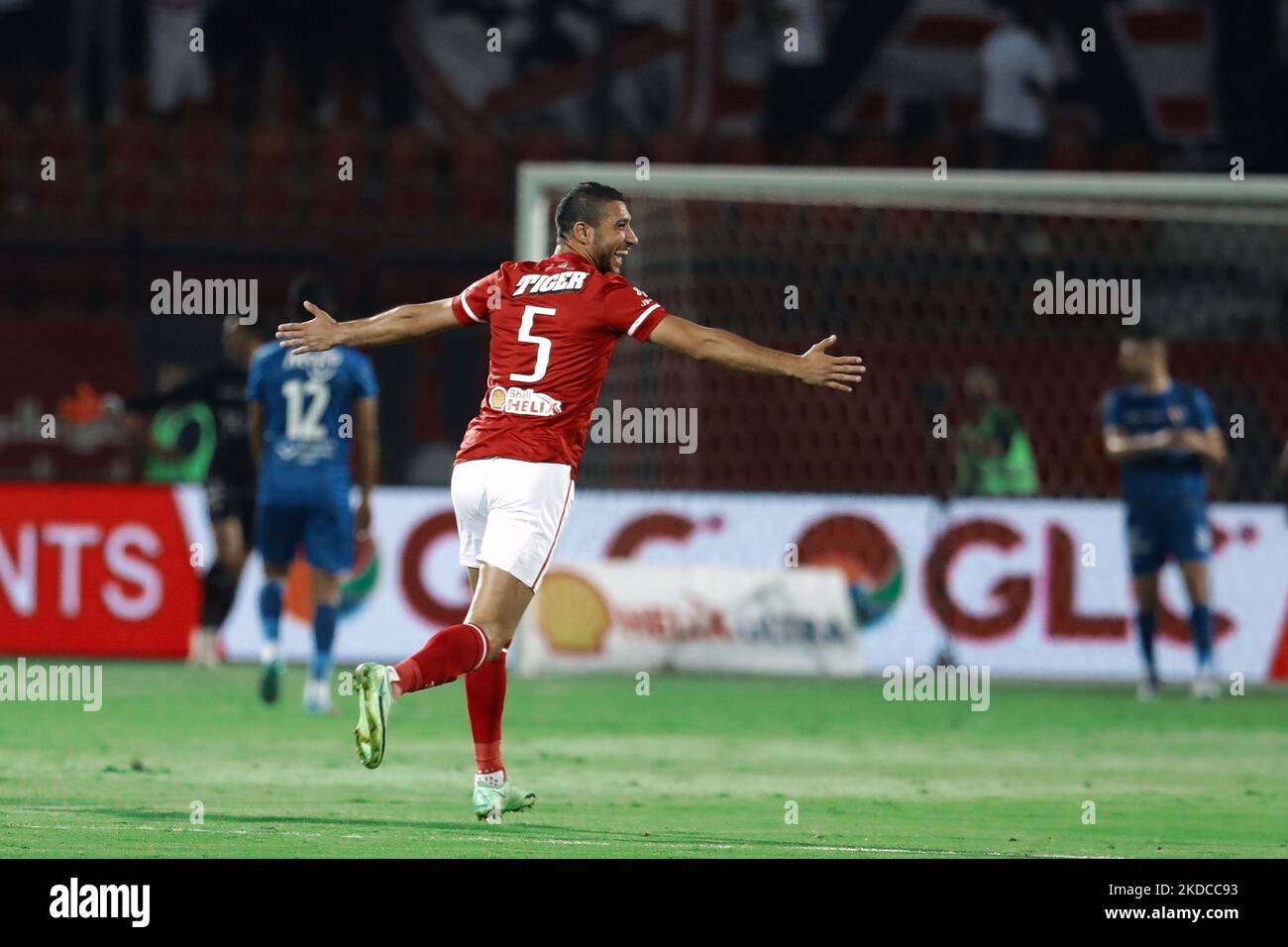 Rami rabia Player of Al Ahly celebrate after scoring a goal During ...
