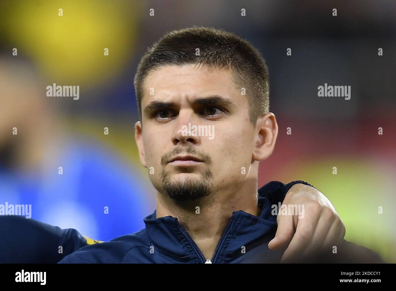 Razvan Marin in action during the UEFA Nations League -League B Group 3 ...