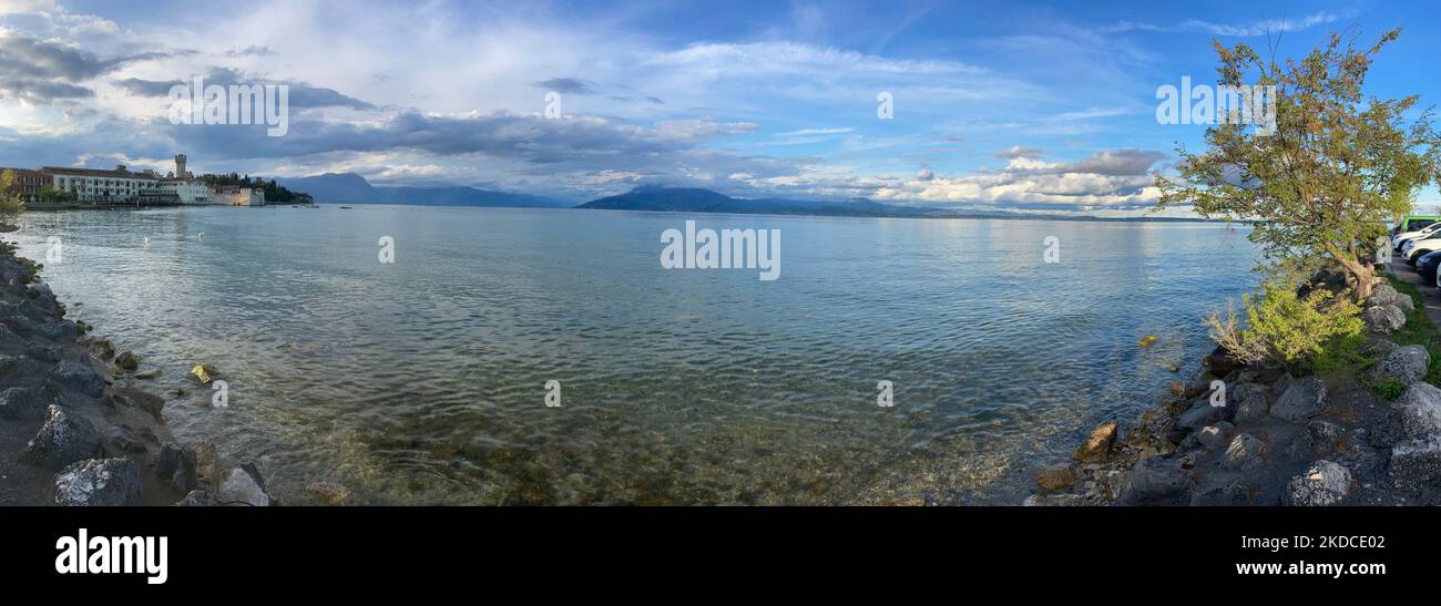 Garda lake shore view hi-res stock photography and images - Alamy