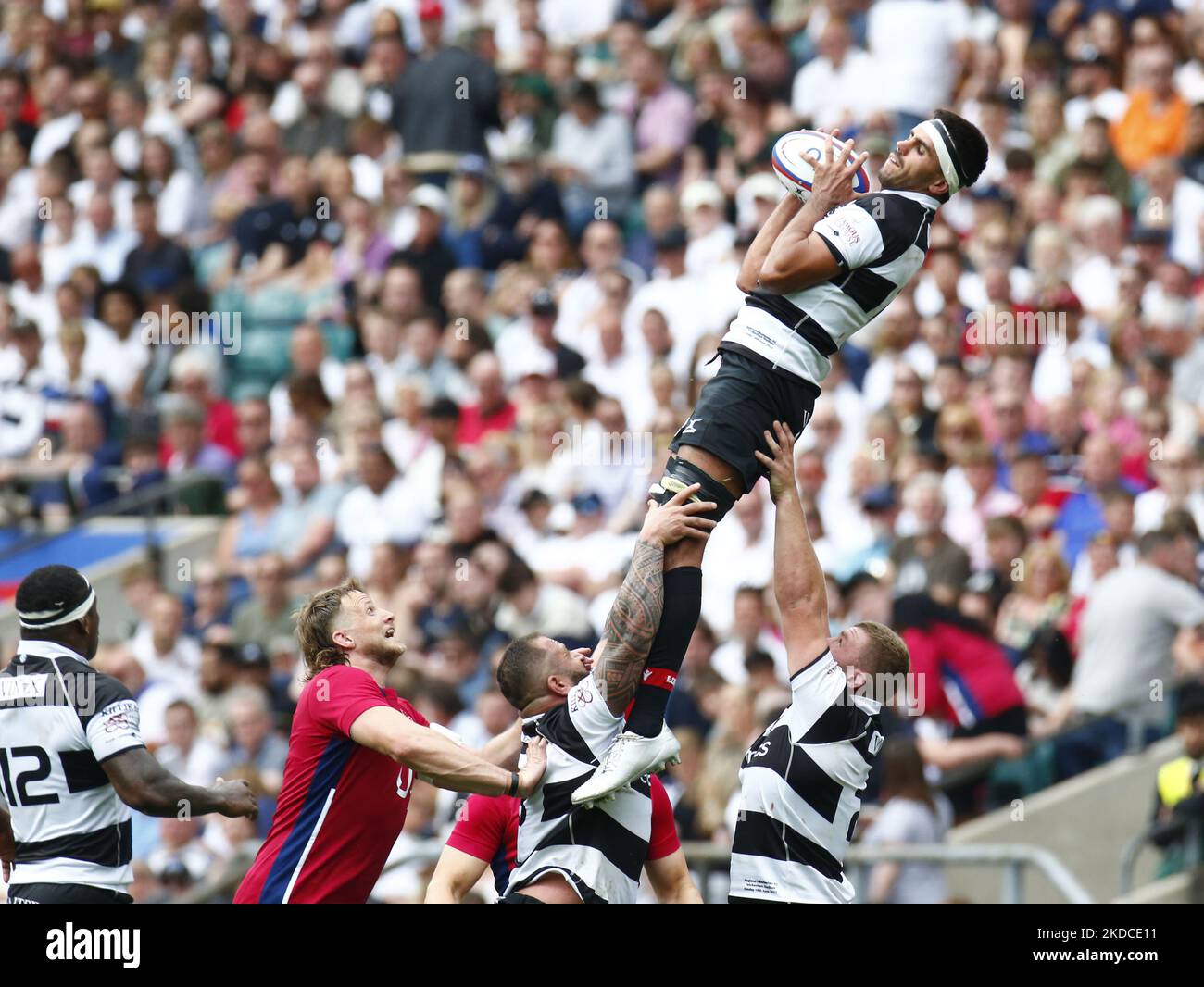 Dylan Cretin(Lyon)of Barbarians F.C. during International Friendly ...