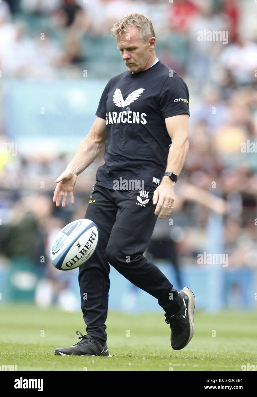 Director of Rugby Mark McCall during Gallagher English Premiership ...