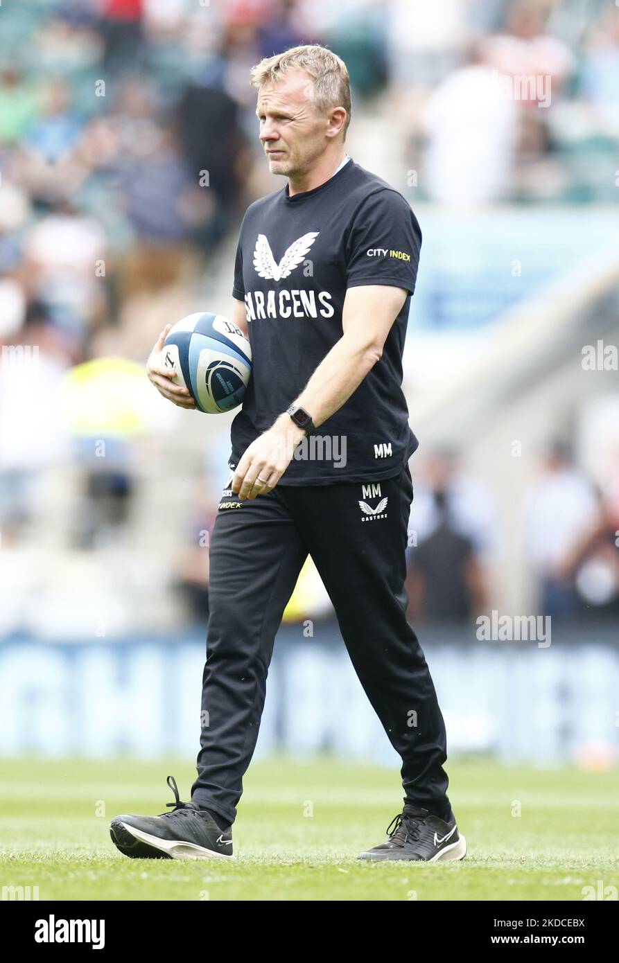 Director of Rugby Mark McCall during Gallagher English Premiership ...