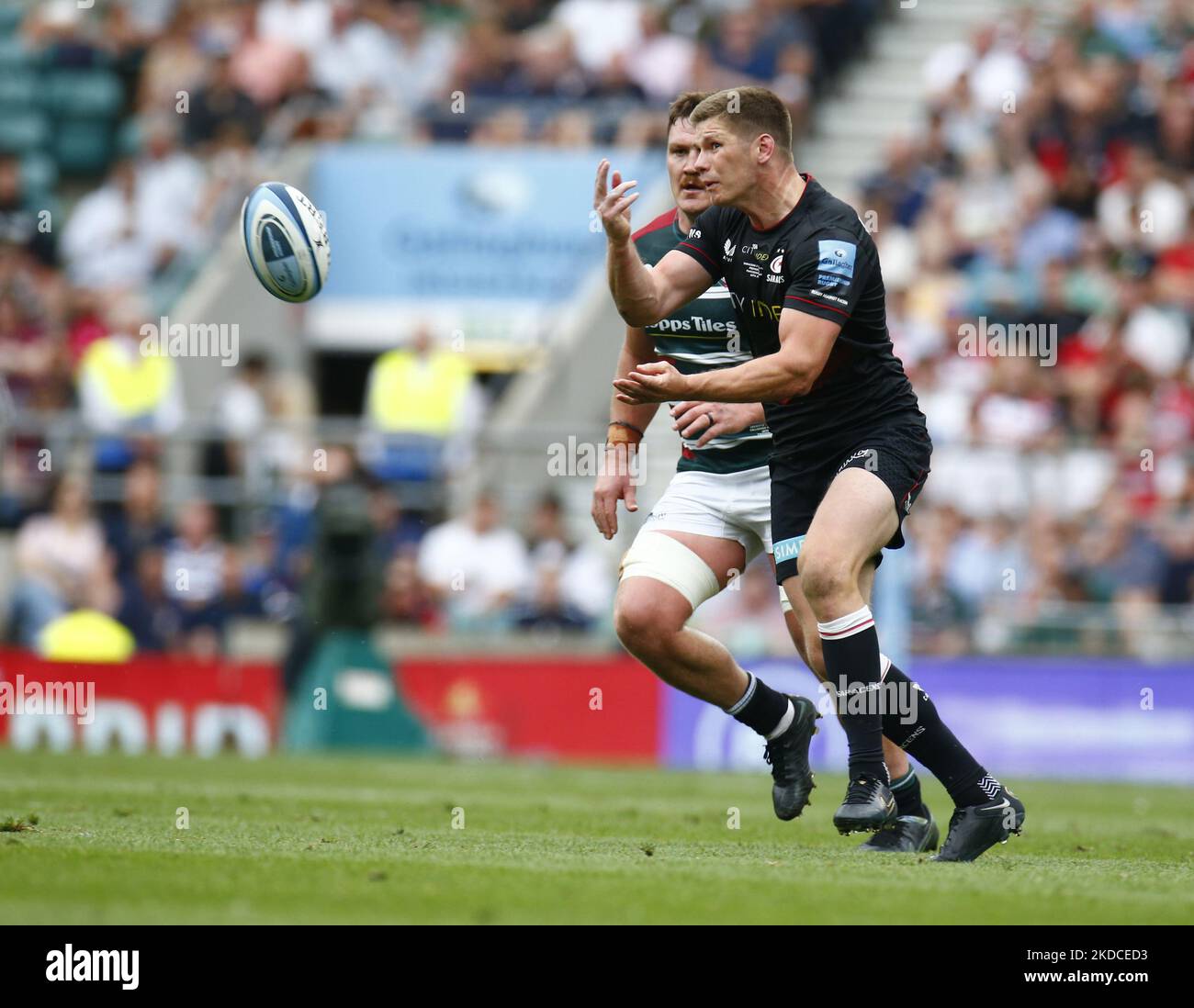 Owen Farrell of Saracens during Gallagher English Premiership Final ...
