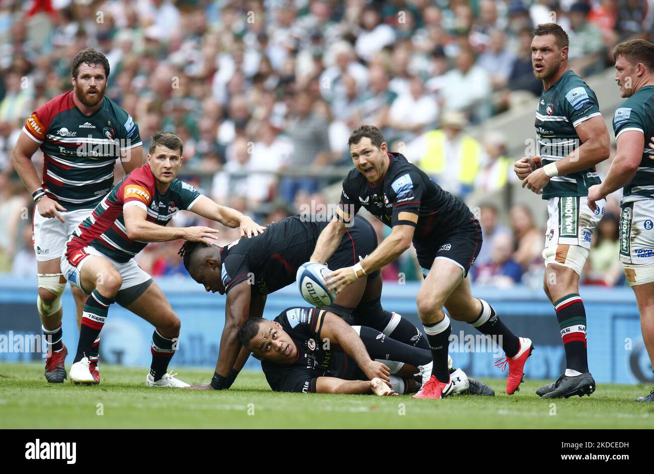 Alex Goode of Saracens during Gallagher English Premiership Final ...