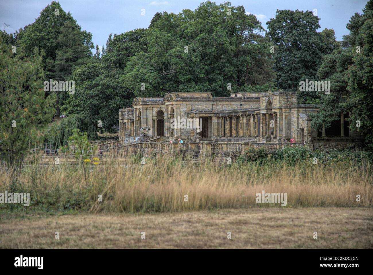 An old building in the Hever Castle in Hever village, UK Stock Photo ...