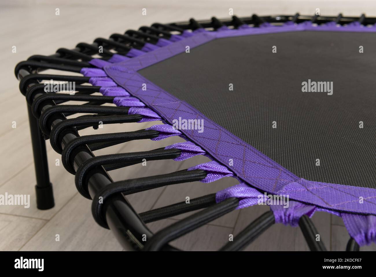 trampoline fitness little leisure jump cyan empty space white game ...