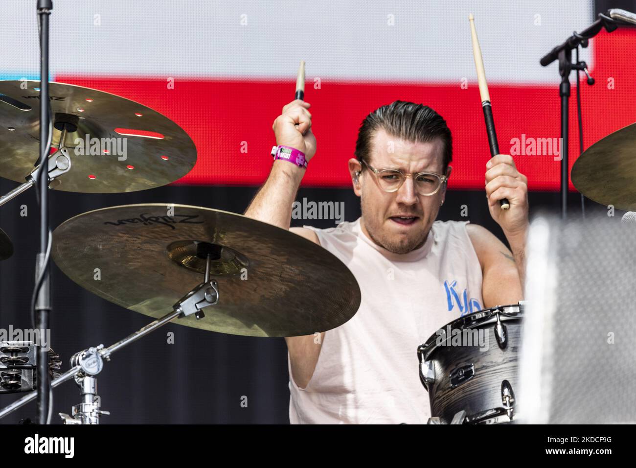 Idles perform live at Pinkpop Festival 2022 on June 17, 2022 in ...