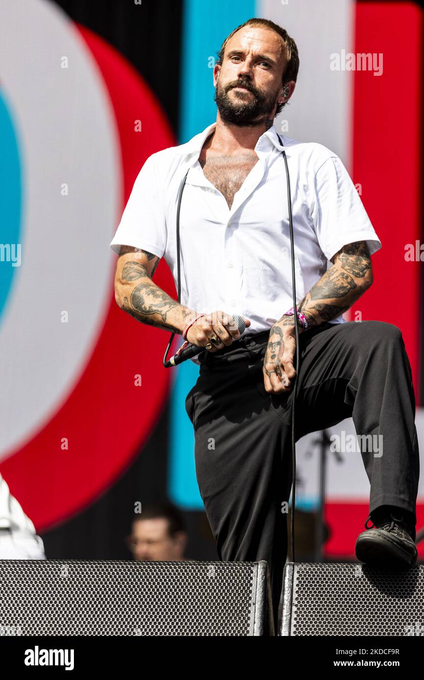 Idles perform live at Pinkpop Festival 2022 on June 17, 2022 in Megaland Landgraaf, Netherlands ...