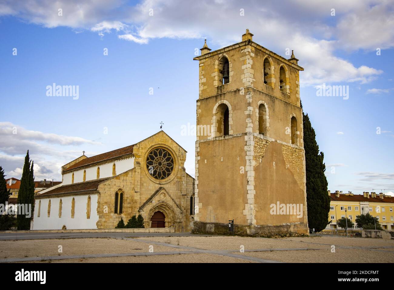 Bell tower and Church of Santa Maria dos Olivais (Saint Mary of the ...