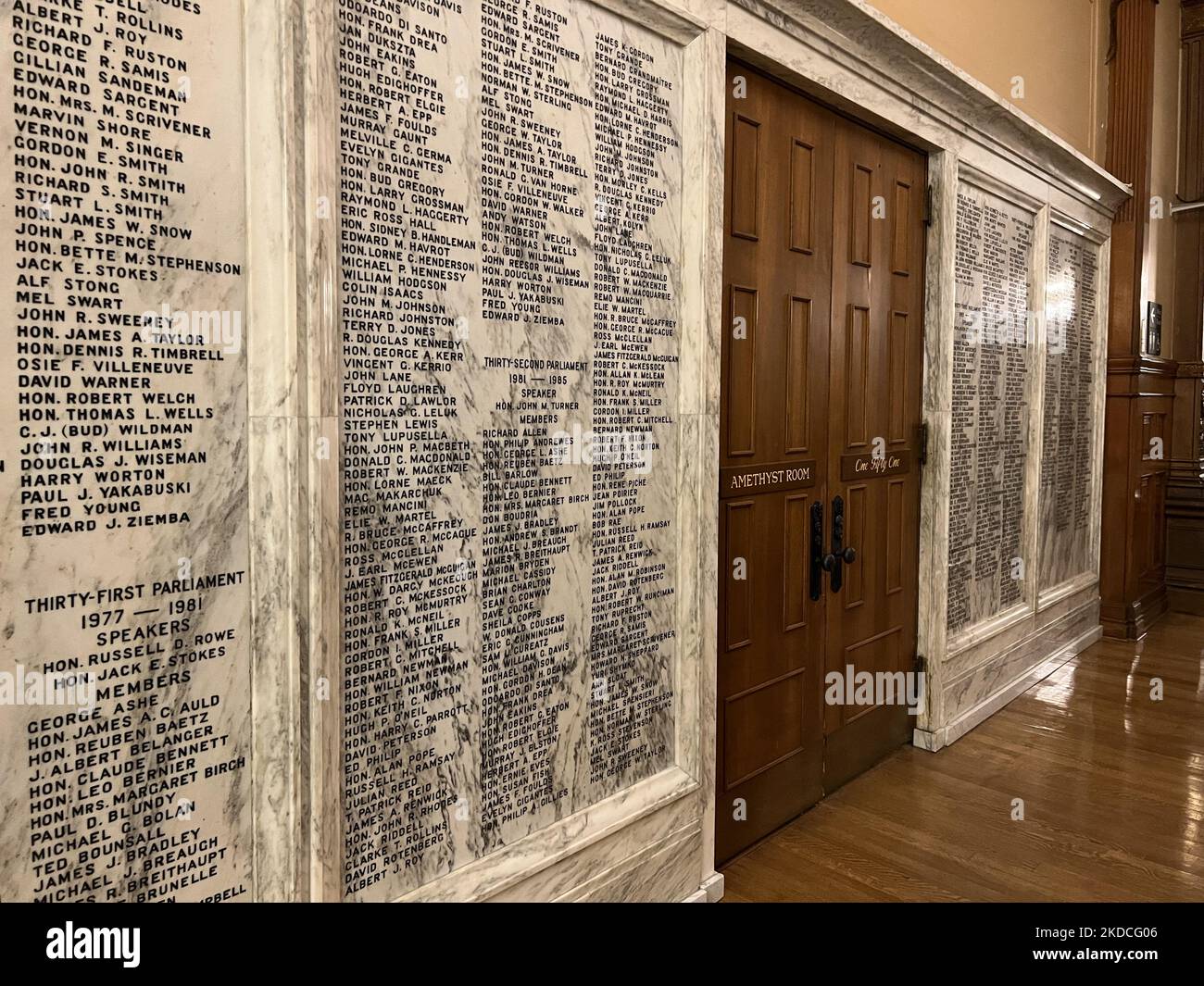Interior of the Ontario Legislative Building in Toronto, Ontario ...