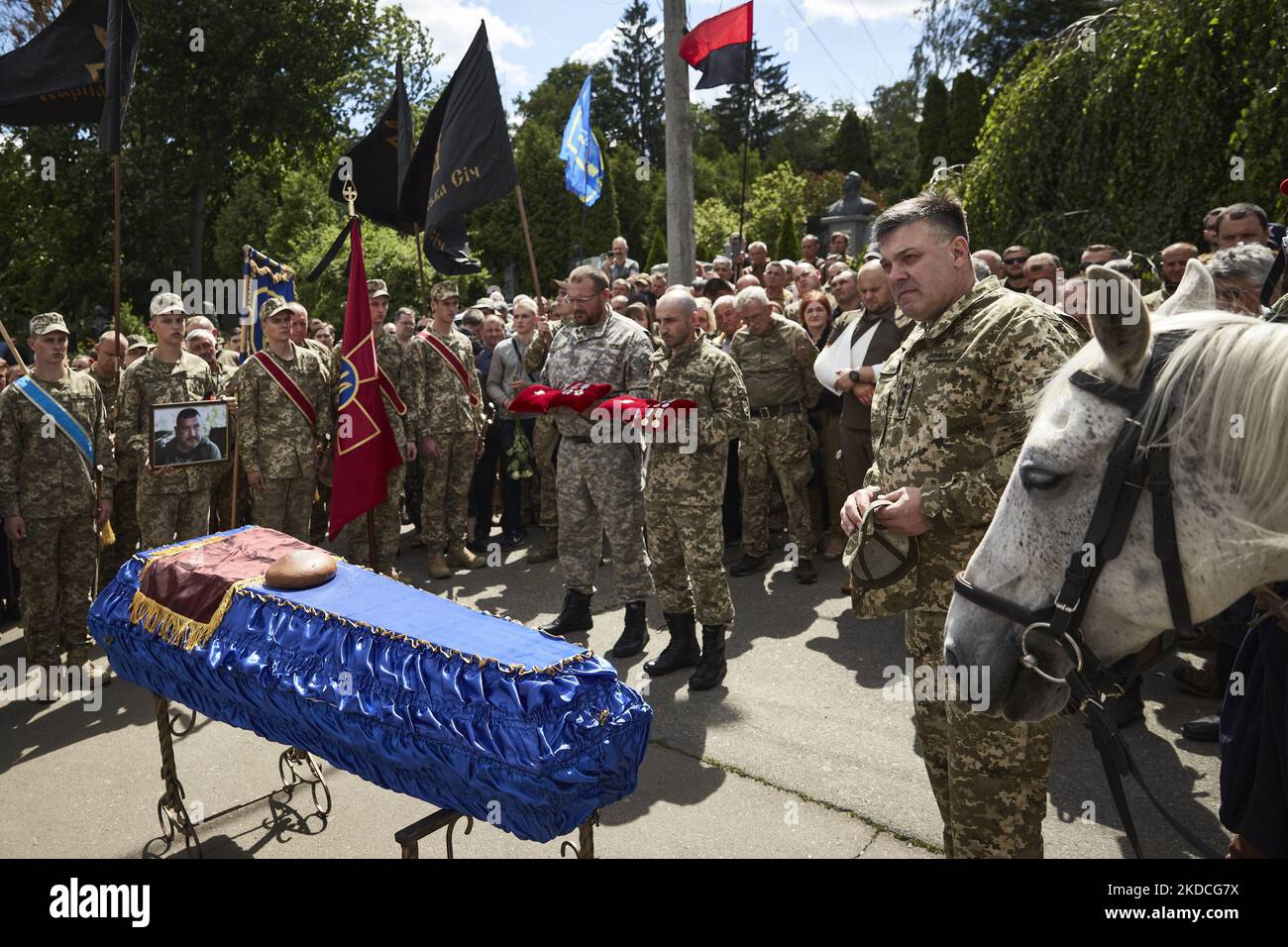 Oleh Tyahnybok, leader of the Svoboda political party, attends the ...