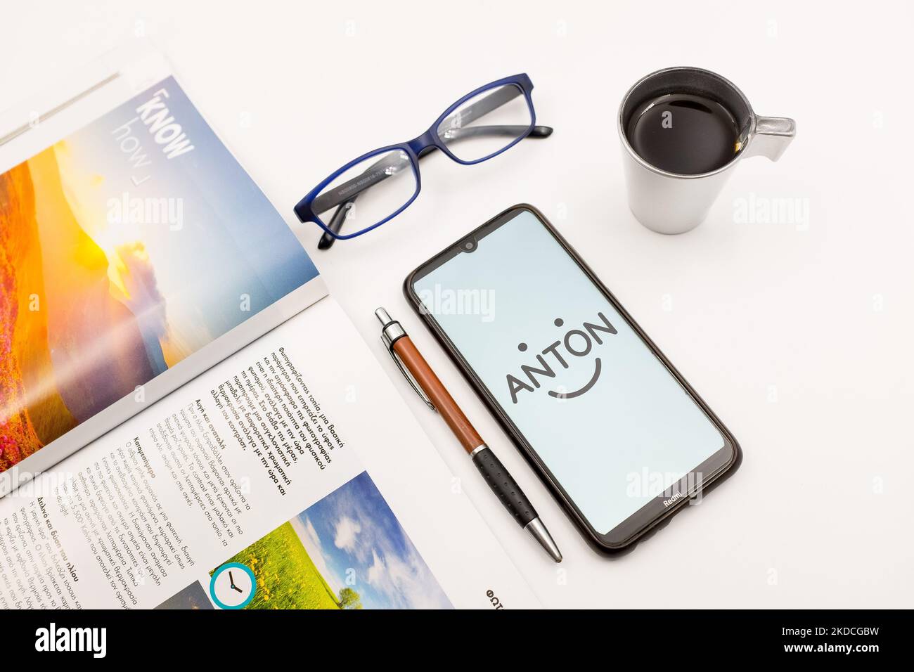 Anton logo hi-res stock photography and images - Alamy