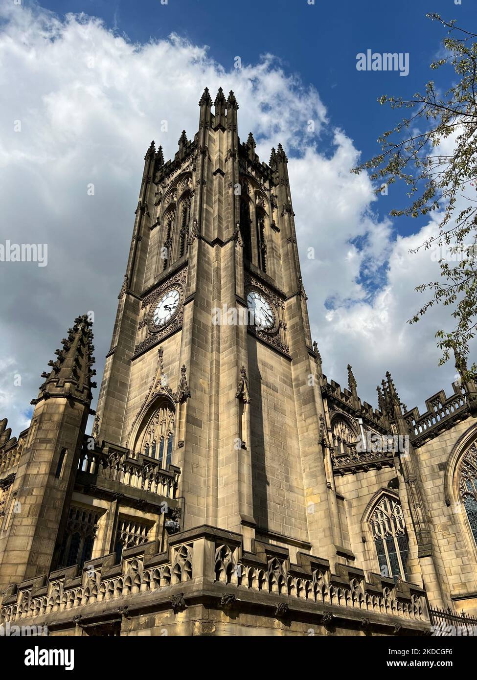 Exterior of Manchester Cathedral Stock Photo - Alamy
