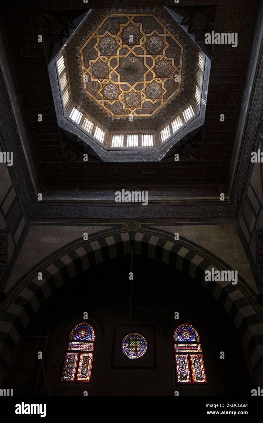 Sultan Al-Ashraf Qaitbay Mosque in the Mamluk Desert, Cairo, Egypt, on ...