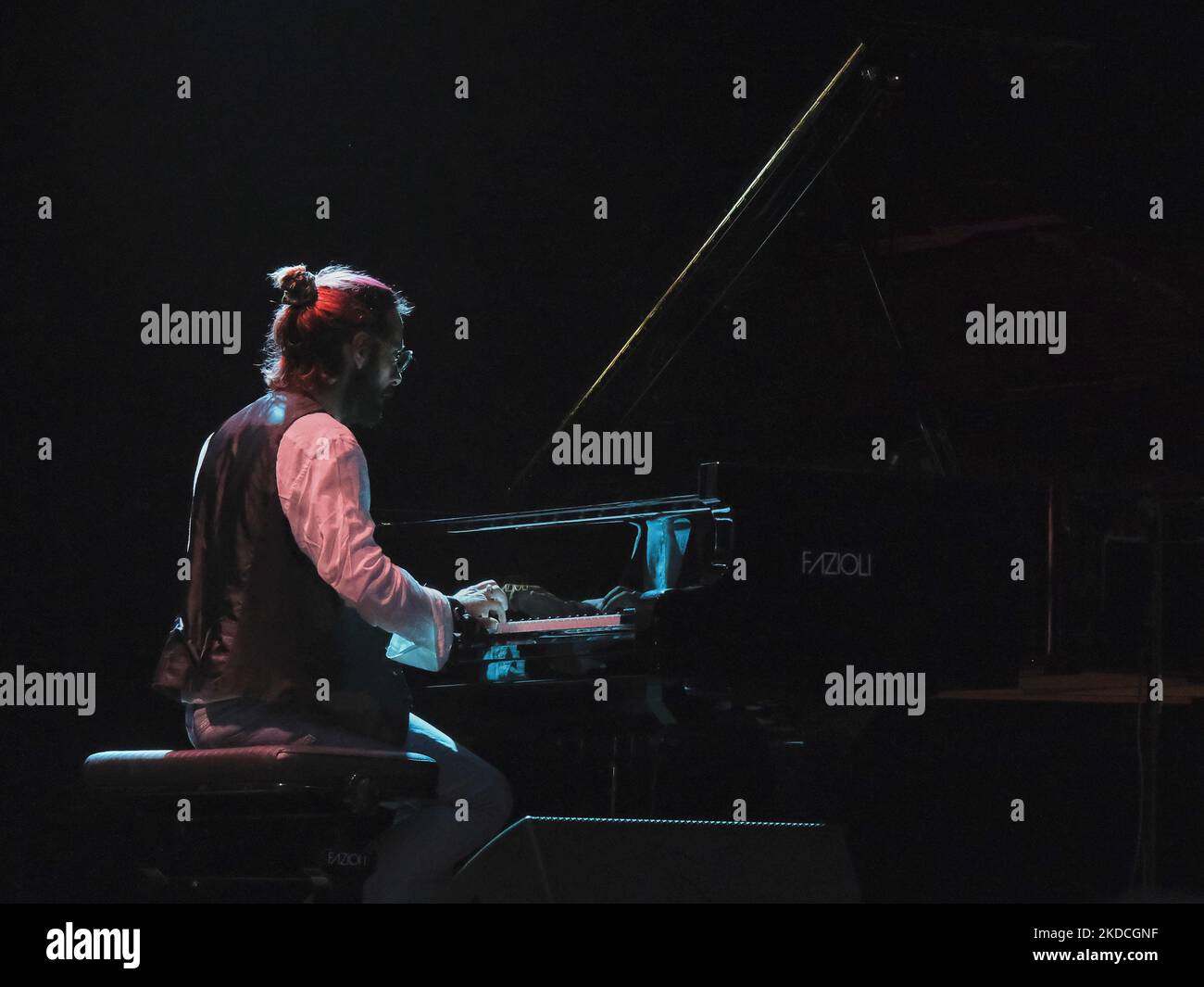 Dino Rubino during the Italian singer Music Concert Paolo Fresu â ...