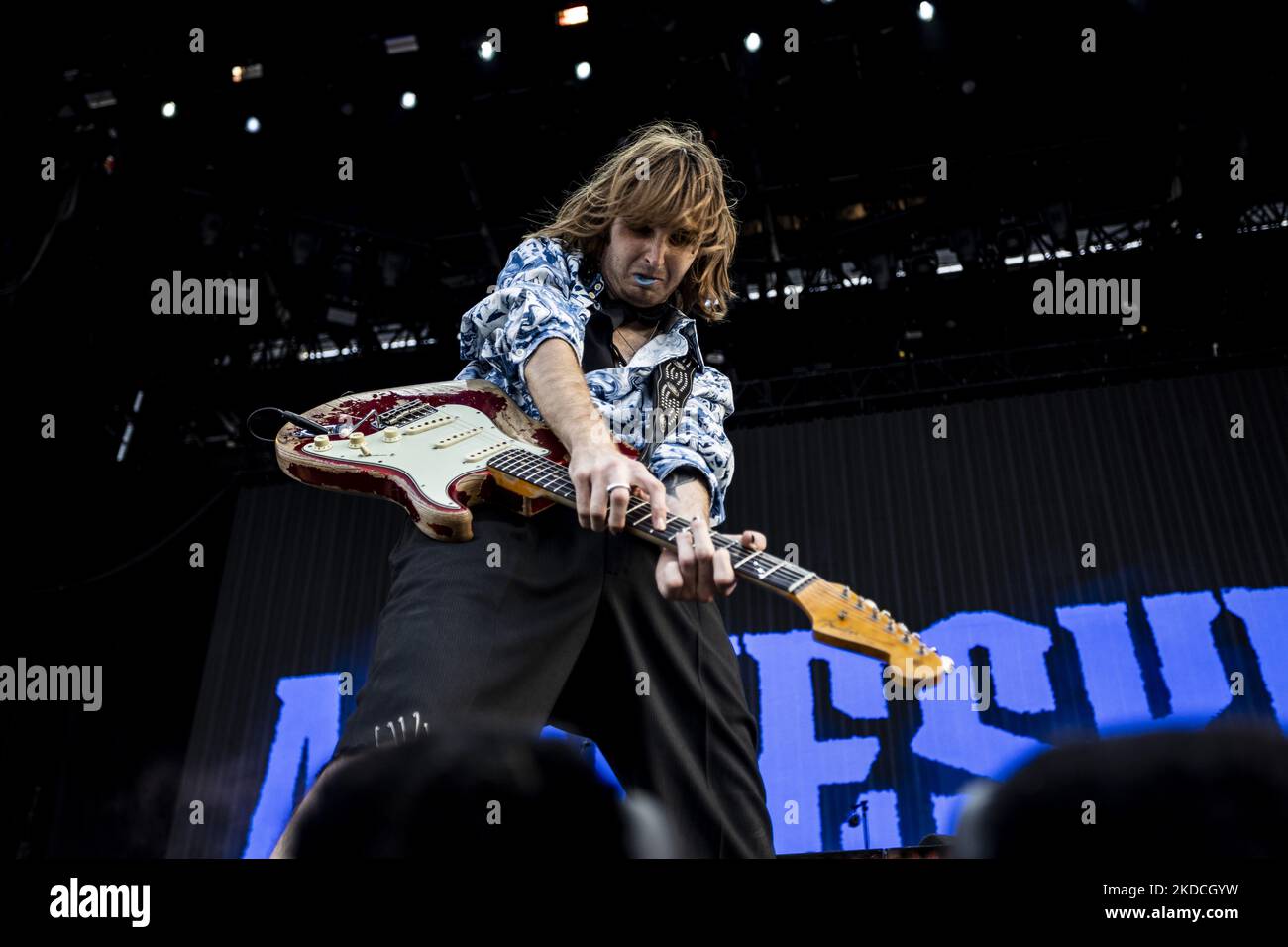 Maneskin perform live at Pinkpop Festival 2022 on June 18, 2022 in ...