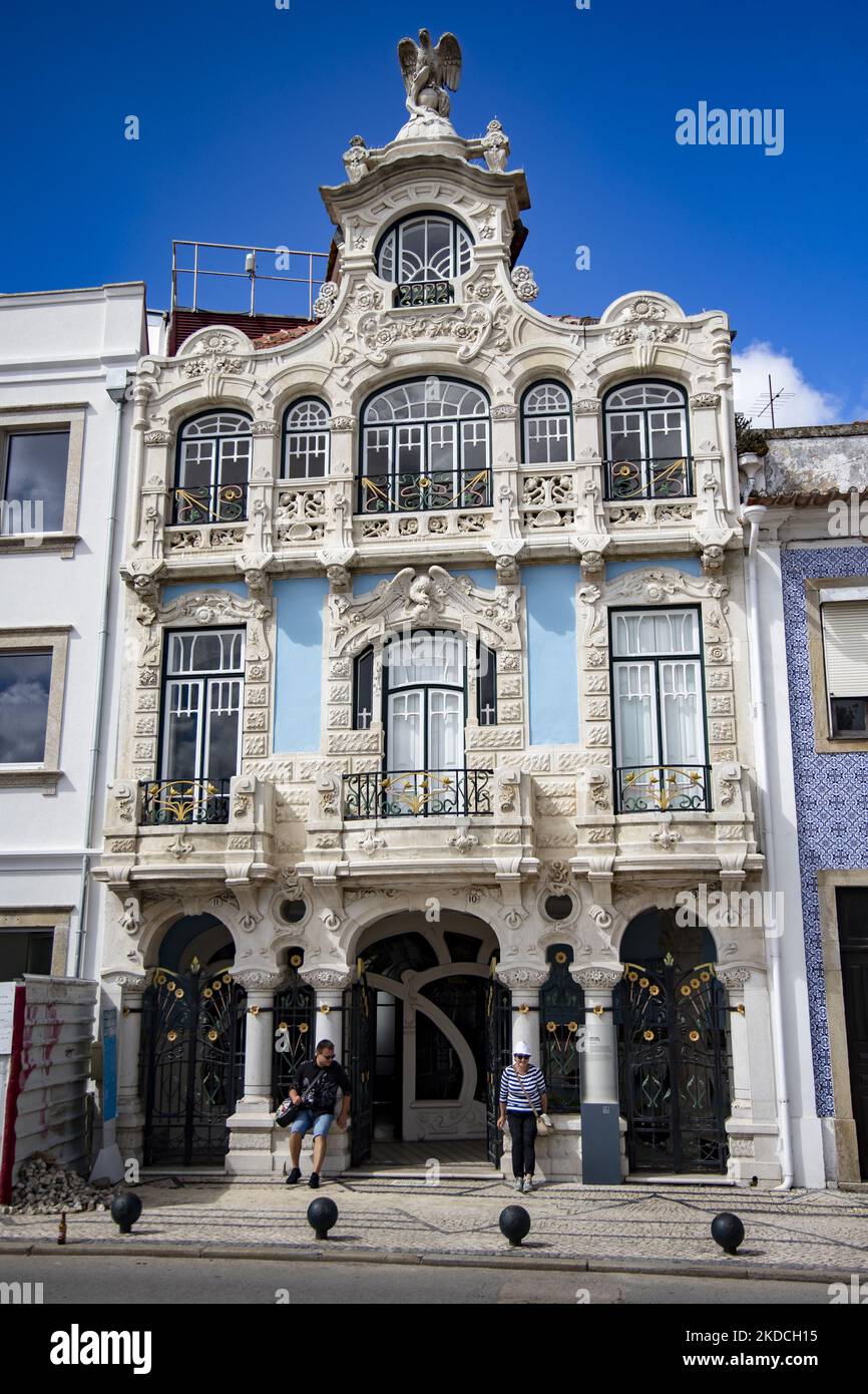 Art Nouveau Museum in Aveiro, Portugal on June 22, 2022. (Photo by ...