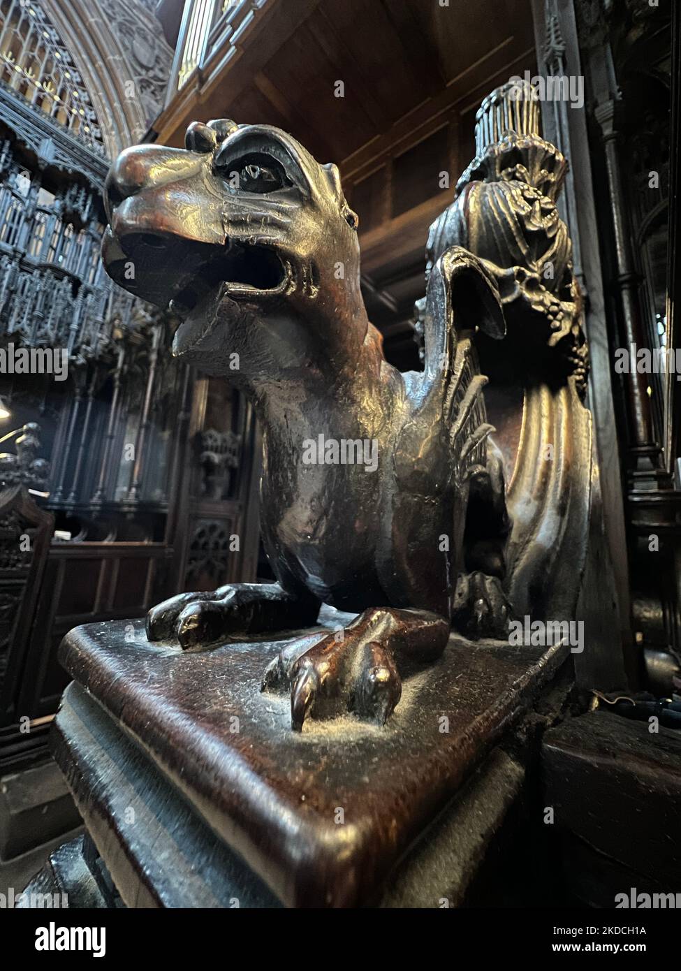 Interior of Manchester Cathedral Stock Photo - Alamy