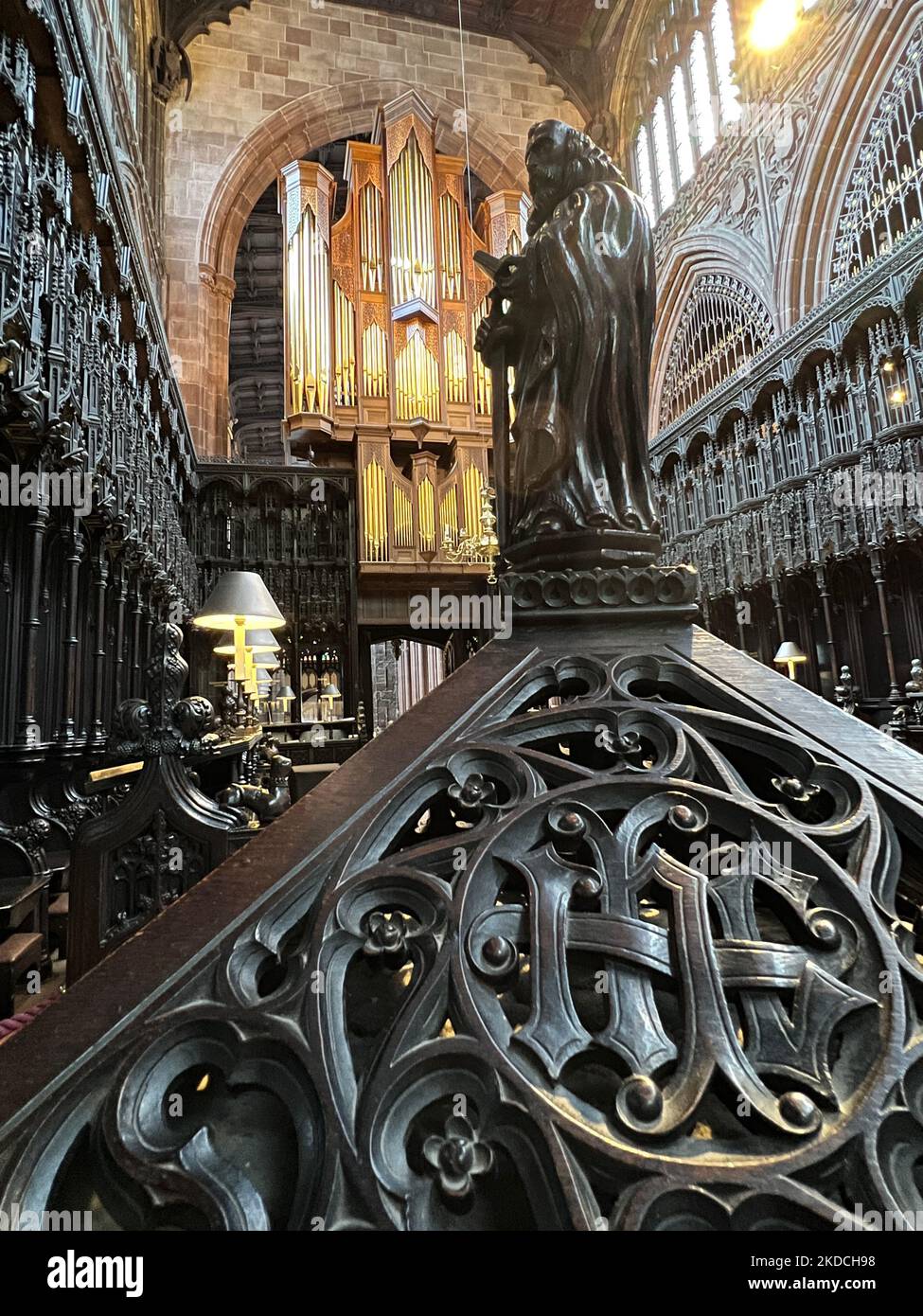 Interior of Manchester Cathedral Stock Photo - Alamy
