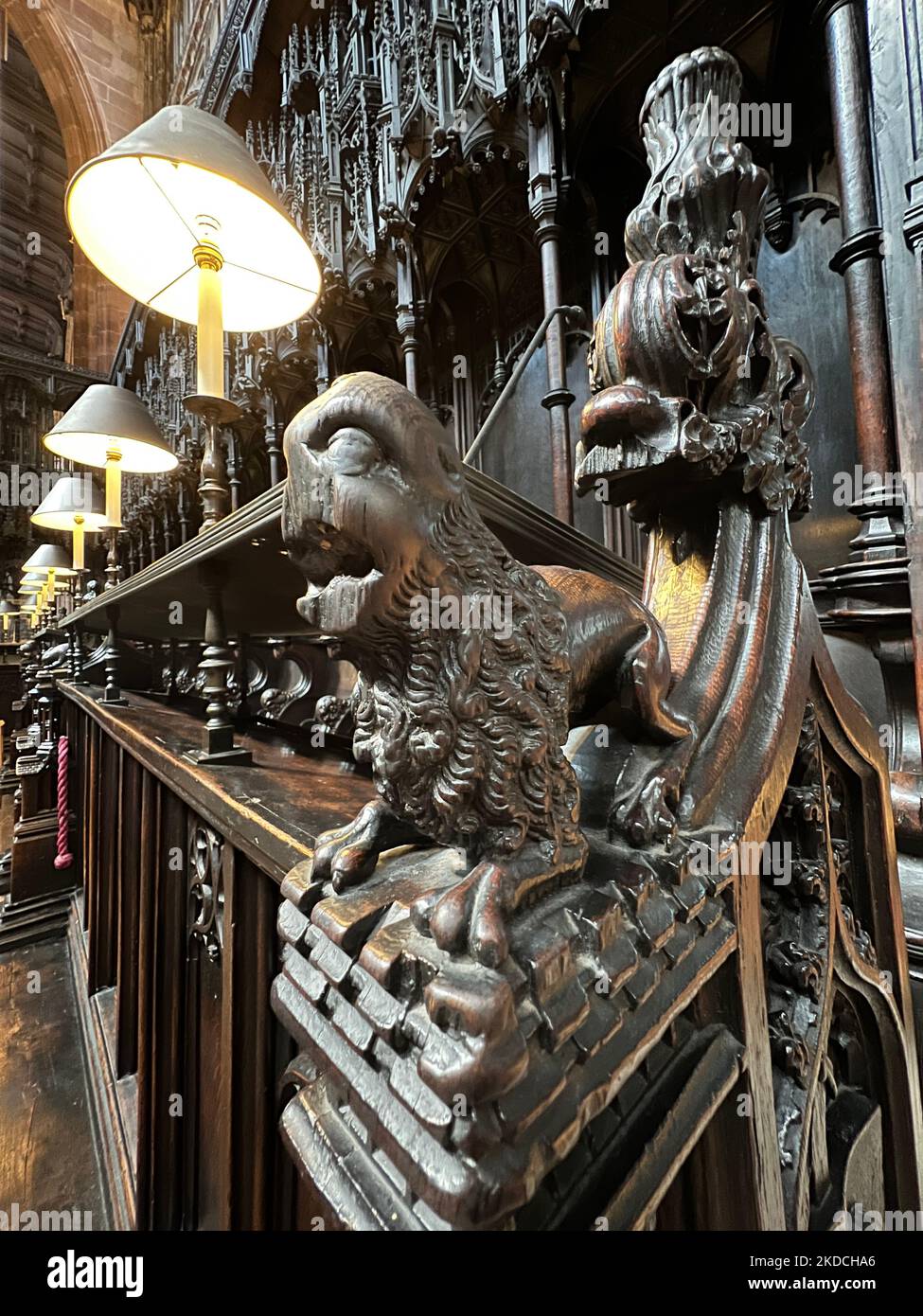Interior of Manchester Cathedral Stock Photo - Alamy