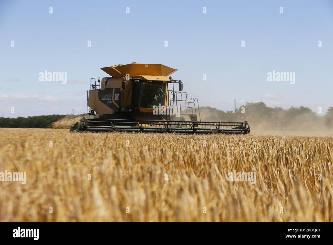 Ukrainian farmers harvest barley fields in Odesa region, Ukraine 22 ...