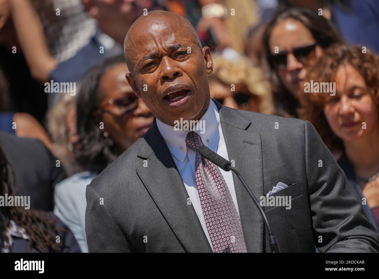 Mayor Eric Adams responds to the U.S. Supreme Court ruling in the case ...