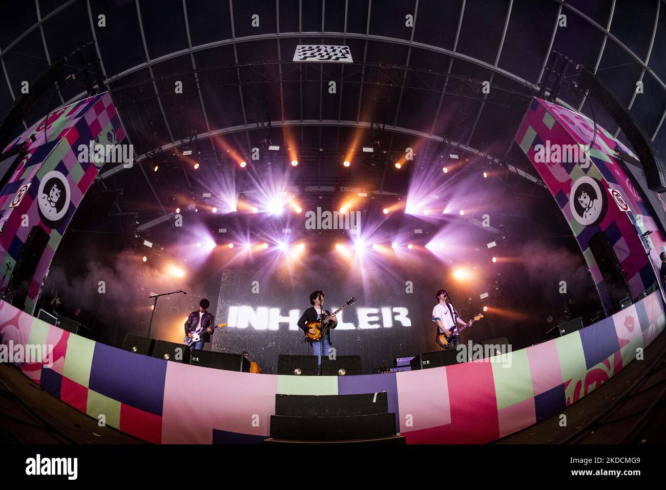 LANDGRAAF, NETHERLANDS - JUNE 19: Inhaler perform live at Pinkpop ...