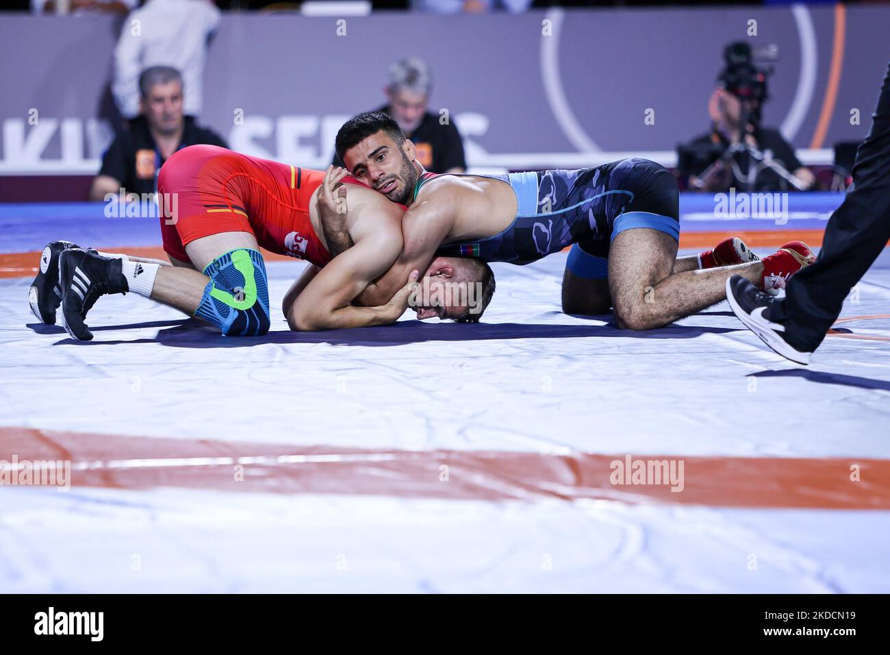 Horst Justin Junior Lehr (GER) vs Aliabbas Rzazade (AZE) FF 57kg during ...