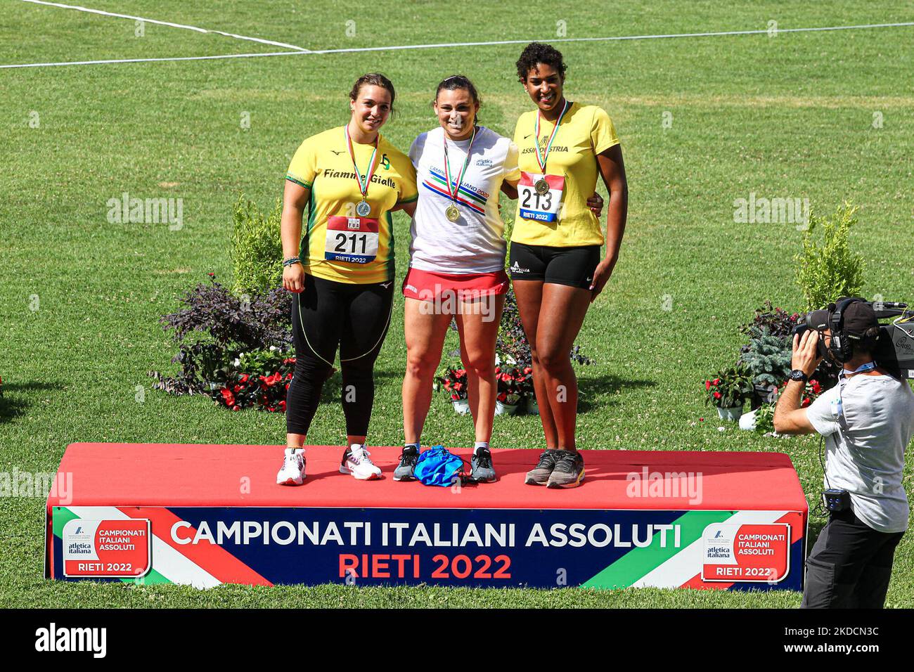Podium Martello Femminile - sx-dx MORI Rachele(I) - Sara Fantini (ITA ...