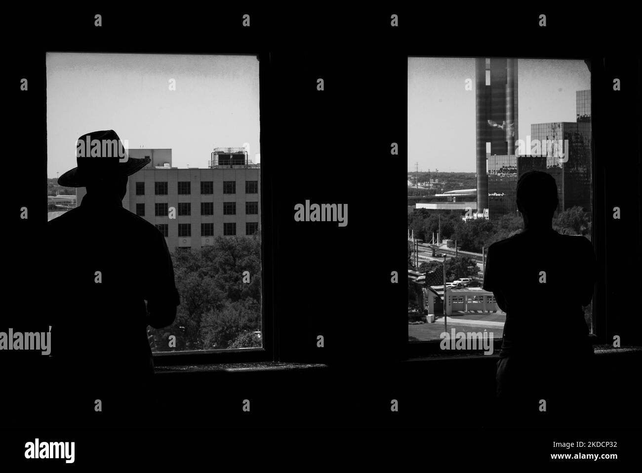 Guests at the "Sixth Floor Museum" in Dallas Texas can vist the 7th ...