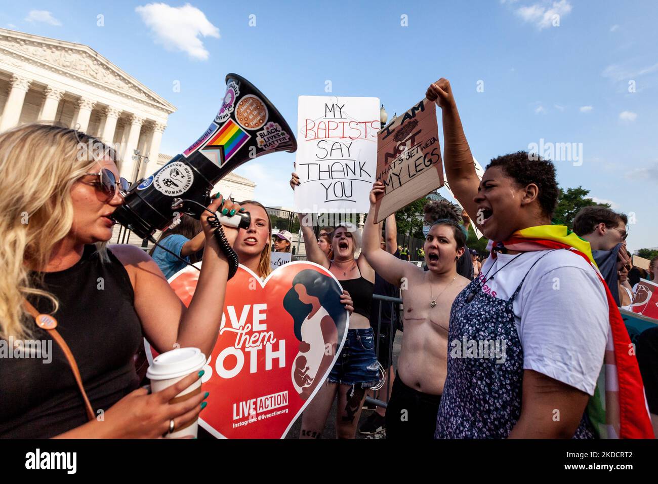 Dozen anti abortion protesters hi-res stock photography and images - Alamy