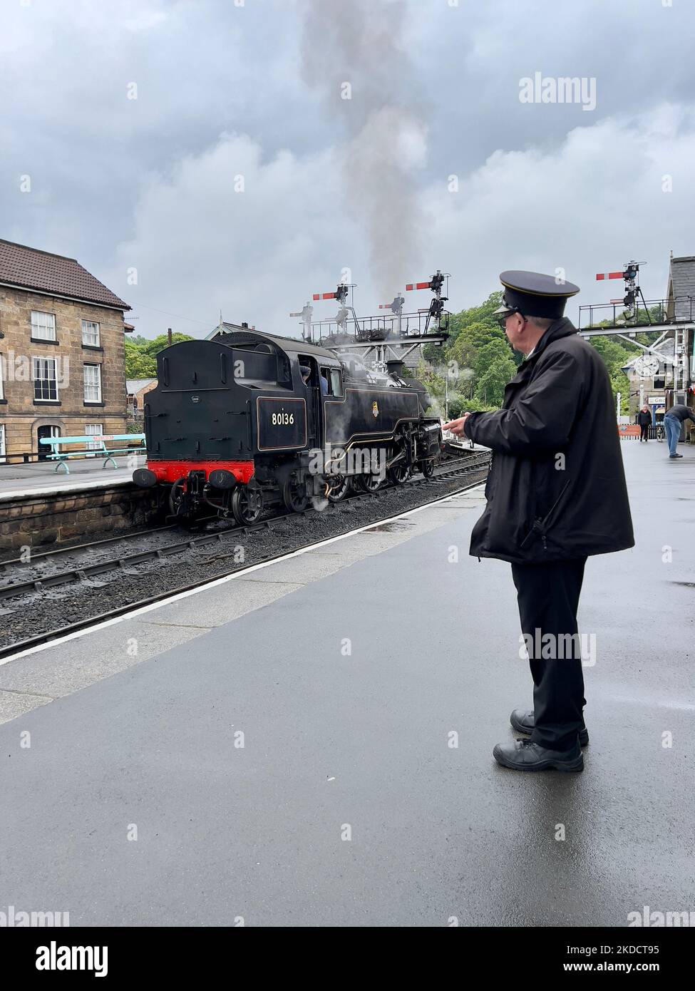 England train conductor hi-res stock photography and images - Alamy